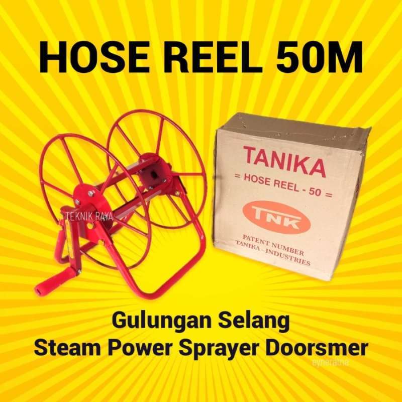 Promo Alat tempat gulungan roll putar selang air 50 meter water hose ...