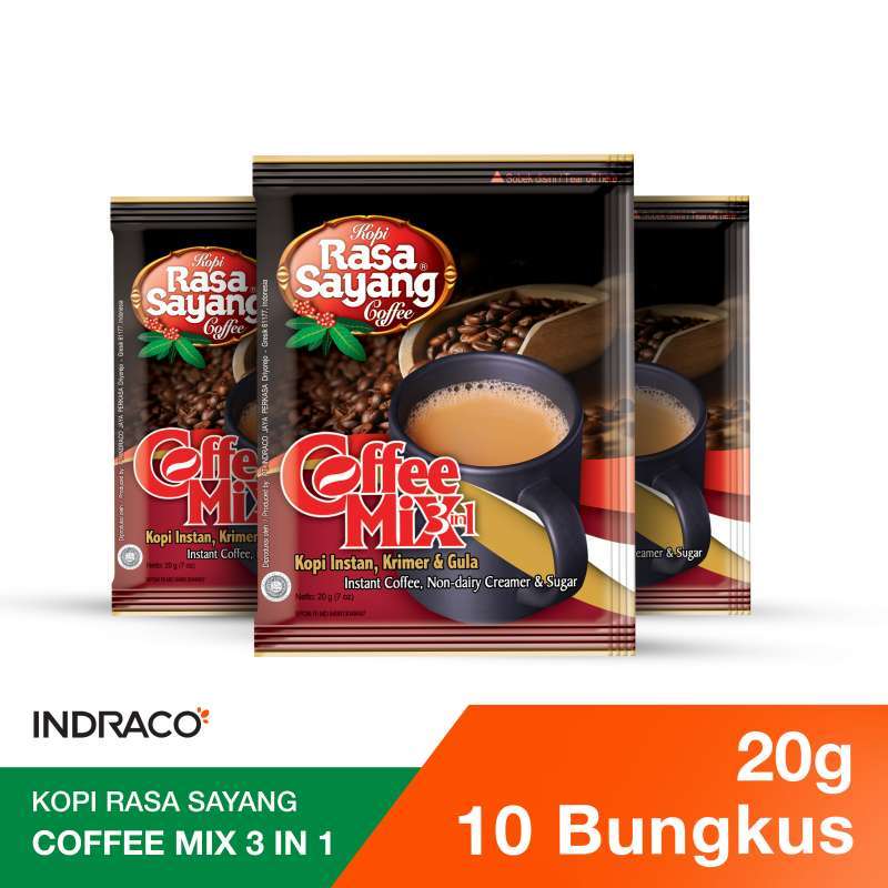 Jual Rasa Sayang Coffee Mix R10 (10 Sachets X 20g) Di Seller Indraco - Bambe, Kab. Gresik | Blibli