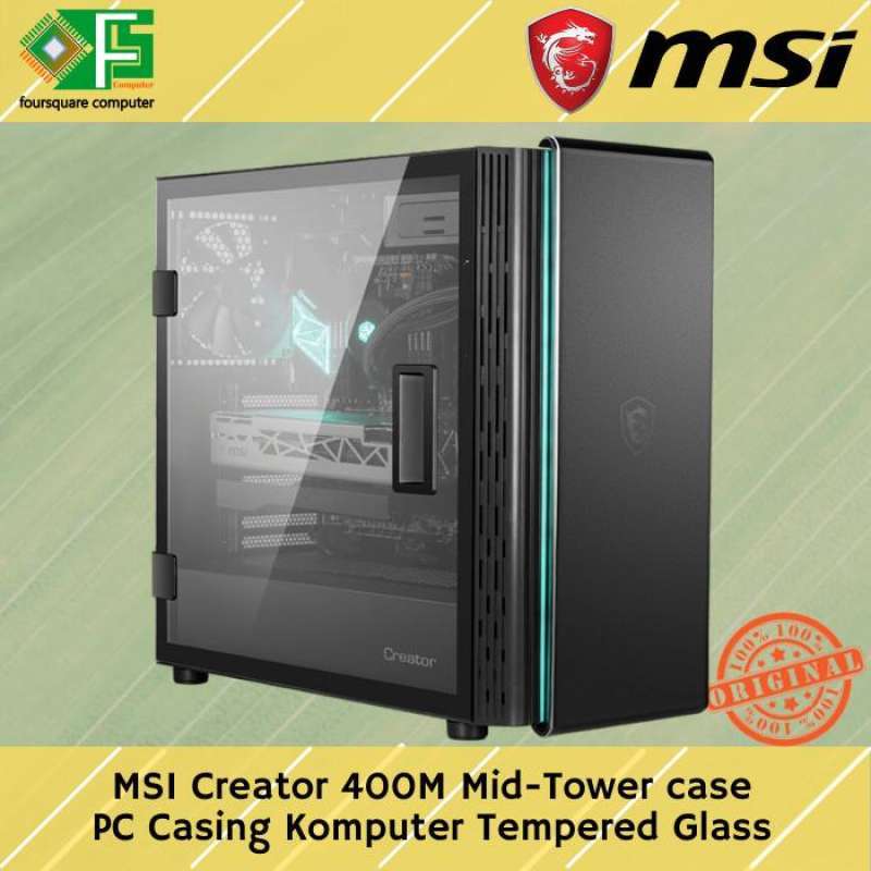 Jual PC Casing MSI Creator 400M Case CPU Komputer Gaming Mid-Tower di ...