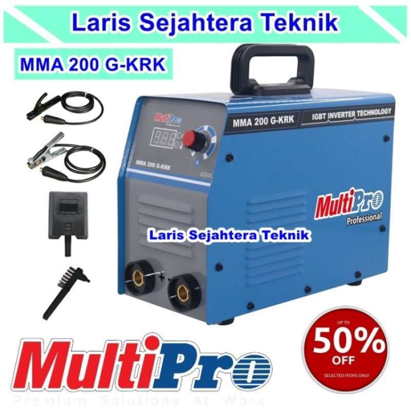 Promo MESIN LAS MMA 200 G-KR MULTIPRO. MESIN LAS LISTRIK 200A. ALAT LAS ...