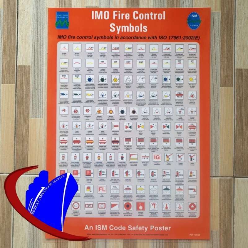 Promo Safety Poster Imo Fire Control Symbols Impa Kode 331557 Diskon 23 ...