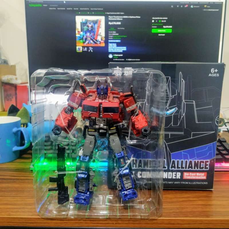 Promo Figure Transformers Optimus Prime Dark Commander Metal Version YS ...