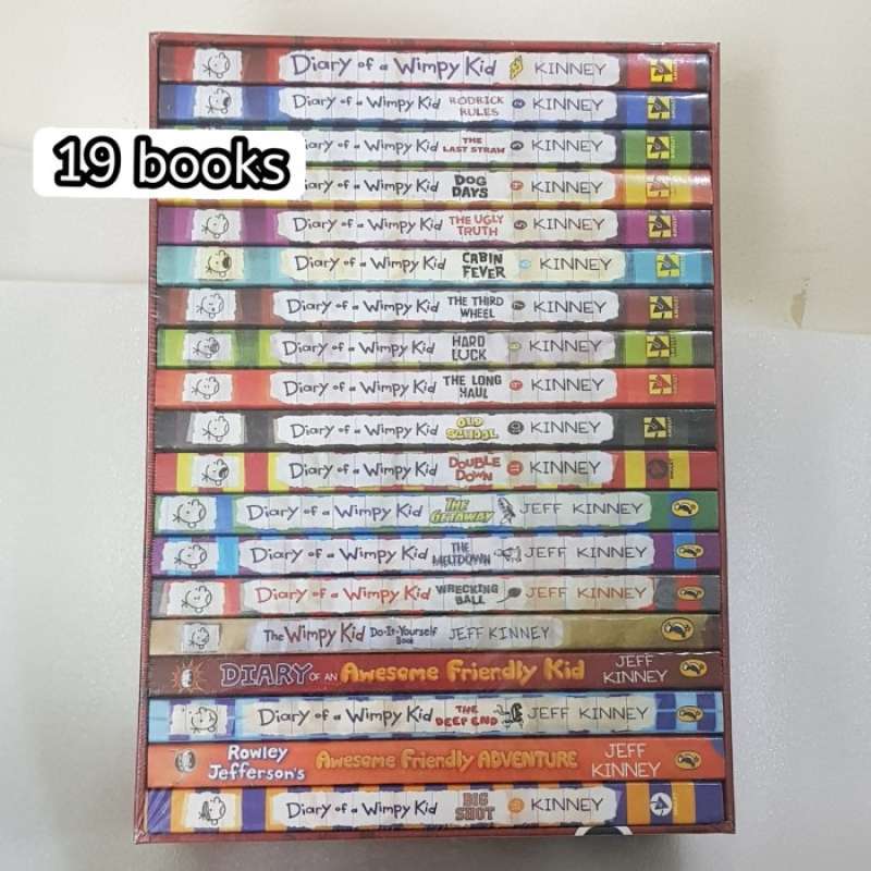 Promo DIARY OF A WIMPY KID (16 BOOKS) - - 19 Buku Diskon 50% di Seller ...