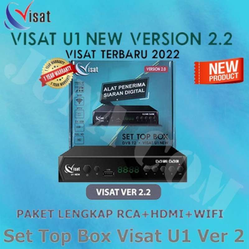 Promo Set Top Box Visat DVB-T2 U1 New - RESMI Diskon 23% di Seller Surota Aska - Cengkareng ...