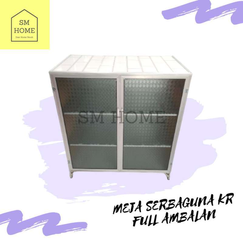 Promo Rak Kabinet Dapur Meja Serbaguna Rak Microwave Rak Penyimpanan ...