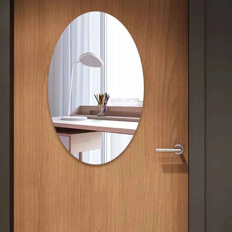 Jual Stiker Cermin Kaca Oval Akrilik Mirror Wall Sticker Di Seller ...