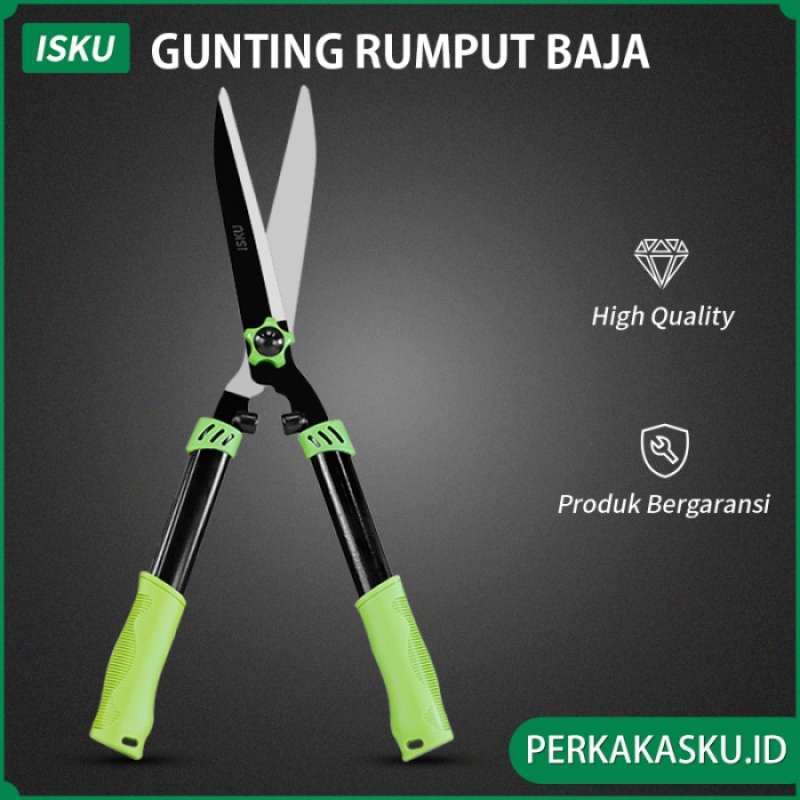 Promo Isku Gunting Rumput Baja Gunting Pemotong Pohon Tanaman Taman Kebun Diskon 23% Di Seller ...