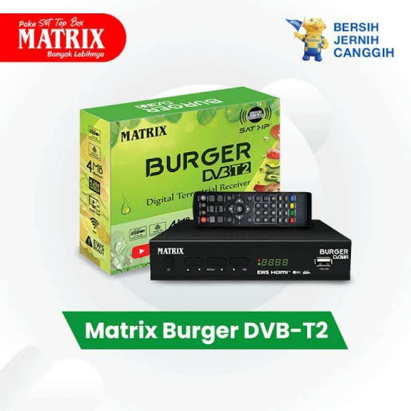 Promo Receiver Tv Set Top Box Matrix Dvbt2 Garuda.resmi 1 Thn Diskon 27 ...