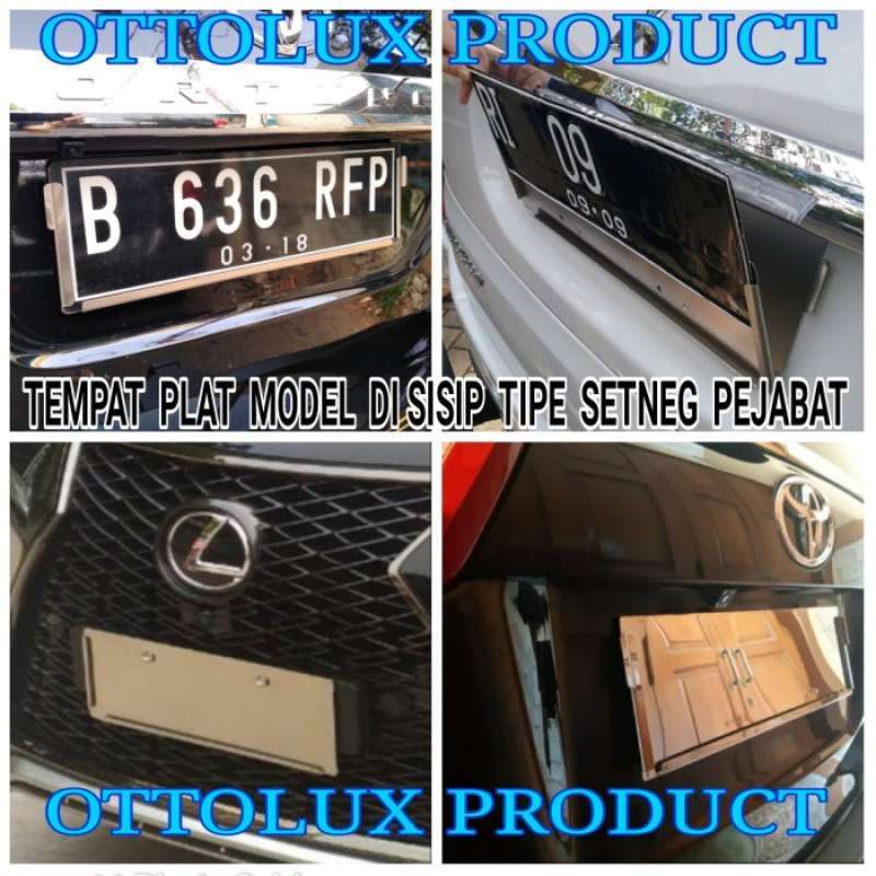 Promo Tatakan Plat Nomor Model Menteri. Pejabat. Setneg. Dpr.ri Diskon ...