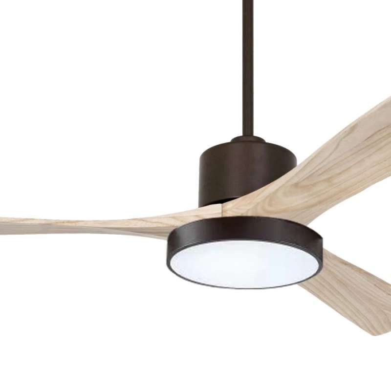 Promo Ceiling Fan Merk Exhale Real Kayu Solid/wooden With Light Edition ...
