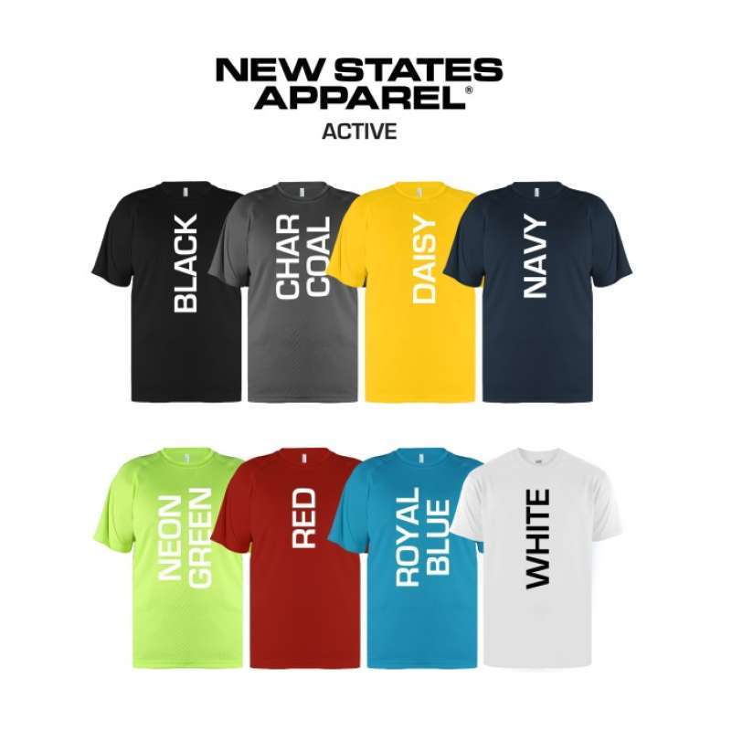 Jual New States Apparel Dri-fit T-shirt 2700 - Xxl Royal Blue Di Seller ...