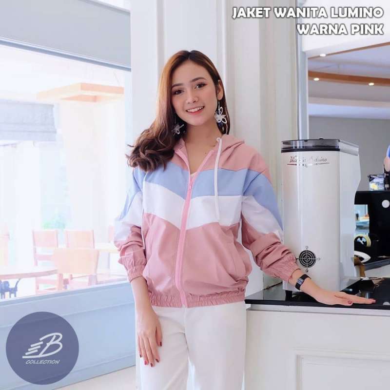 Jual Jaket Wanita Lumino Parasut Despo - Jaket Cewek Running Sport ...