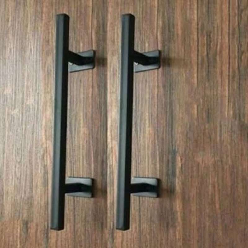 Promo Pegangan Tarikan Pintu Besi Handle Pintu Besi Minimalis - Hitam ...