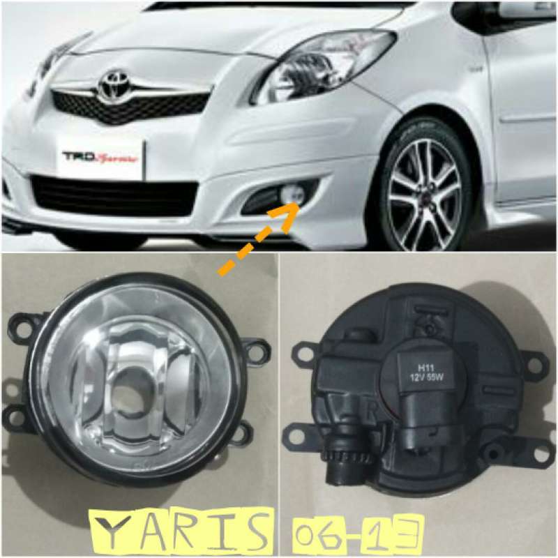 Jual Fog Lamp Foglamp Toyota Yaris 2006 2007 2008 2009 2010 2011 2012 ...