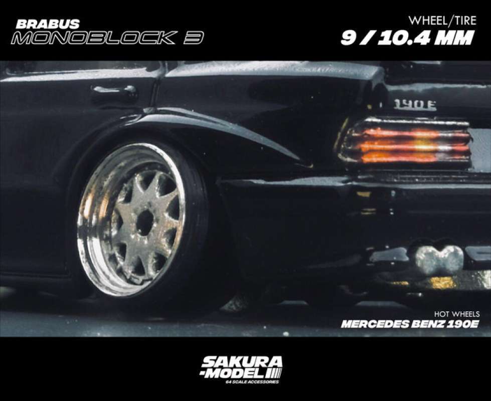 Promo 1/64 Custom Wheels Sakura Model Brabus Monoblock 3 Diskon 17% di ...