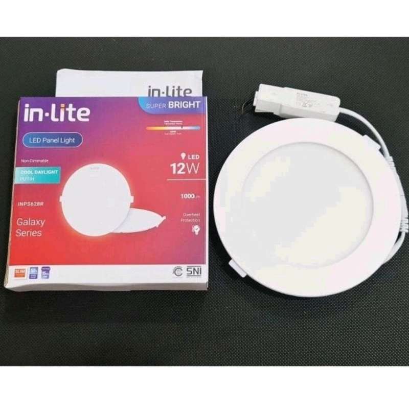 Jual Lampu LED Panel Downlight 12 Watt Bulat IB Inbow Tanam Inlite In ... Jual Lampu LED Panel Downlight 12 Watt Bulat IB Inbow Tanam Inlite In ...