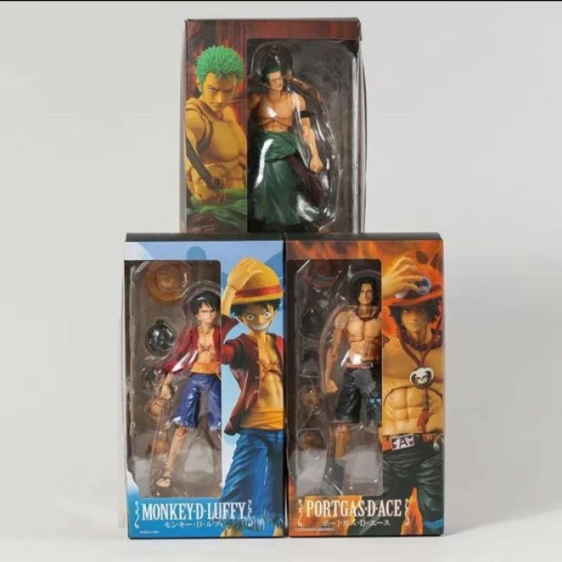 Promo SHF FIGURE ONE PIECE RORONOA ZORO LUFFY ACE VARIABLE ACTION ...