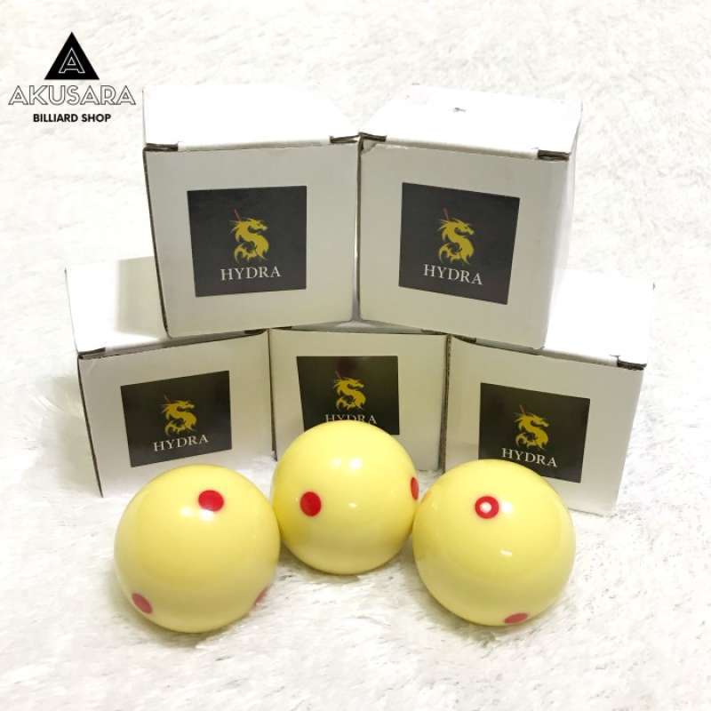 Promo Bola Putih Billiard Hydra Ball Red Dot Original Diskon 17% di ...