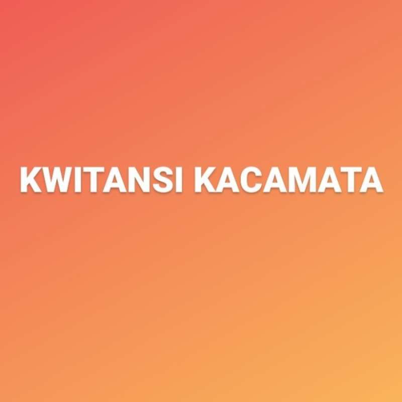 Jual Kwitansi Kuitansi Optik Kacamata Di Seller Mahanani Store 4 ...
