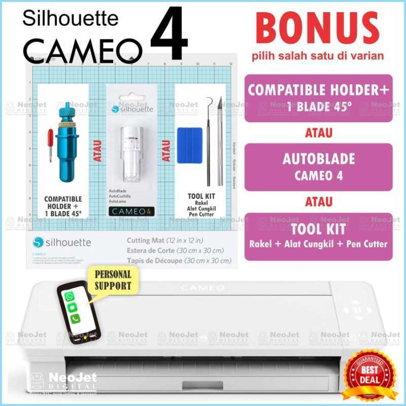 Jual Cutting Sticker Cameo 4 Mesin Silhouette Alat Pemotong Polyflex ...