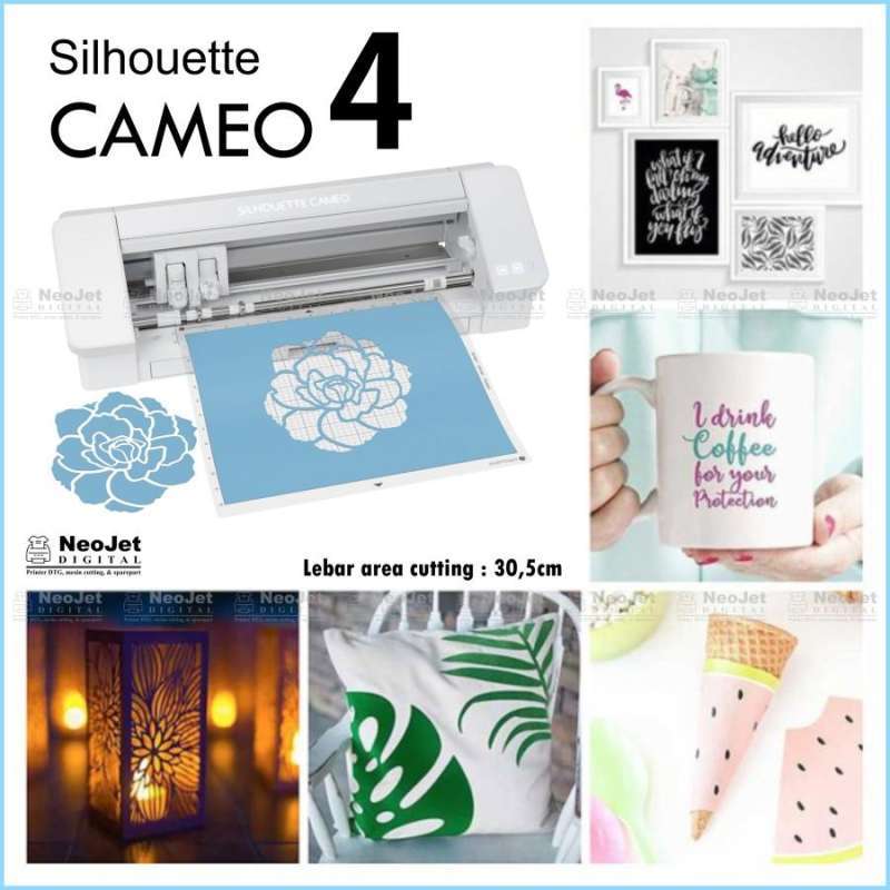 Jual Cutting Sticker Cameo 4 Mesin Silhouette Alat Pemotong Polyflex ...