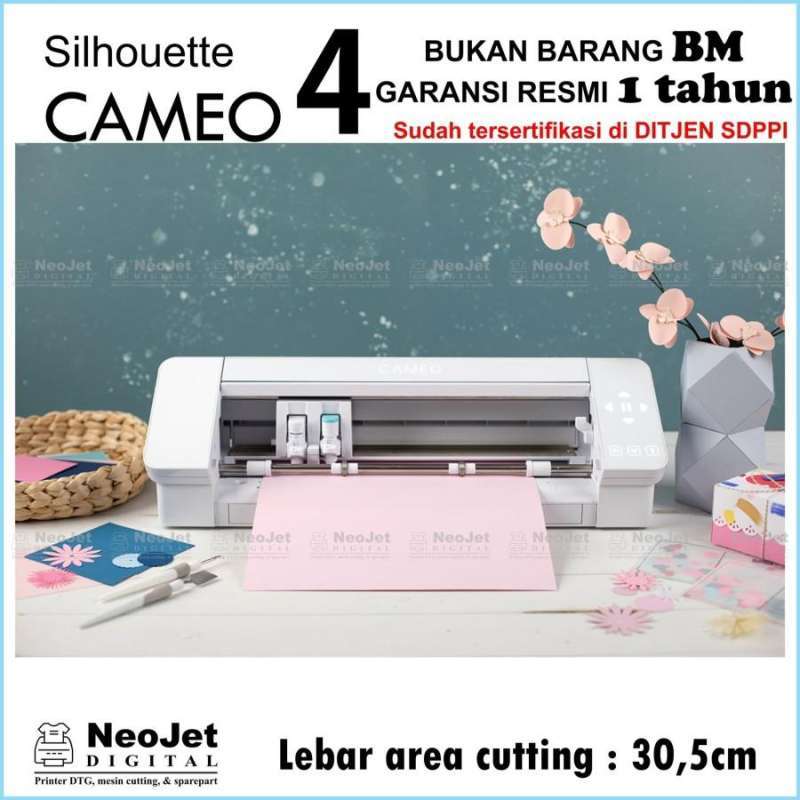 Jual Cutting Sticker Cameo 4 Mesin Silhouette Alat Pemotong Polyflex ...
