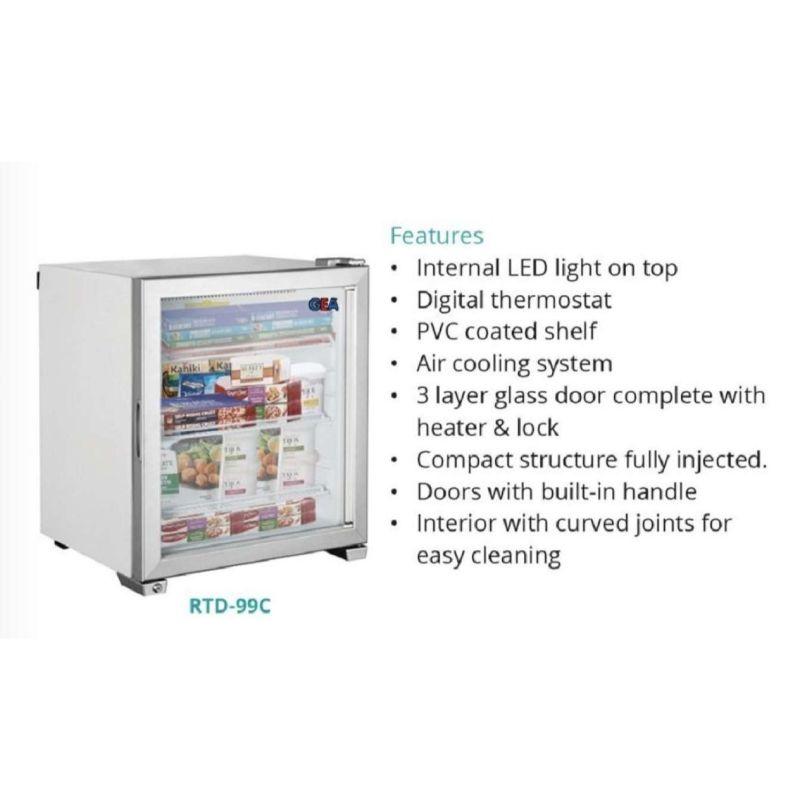 Jual GEA RTD99C UPRIGHT GLASS DOOR FREEZER RTD-99C di Seller Setia ...