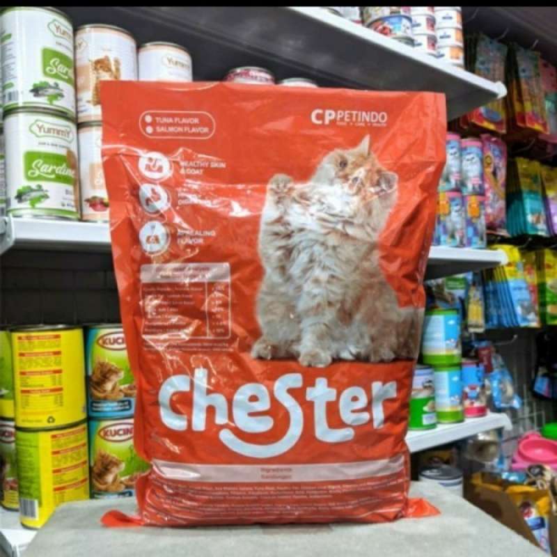 Promo Makanan Kucing Chester 10Kg Chester Cat Kitten Adult Mirip Bolt ...