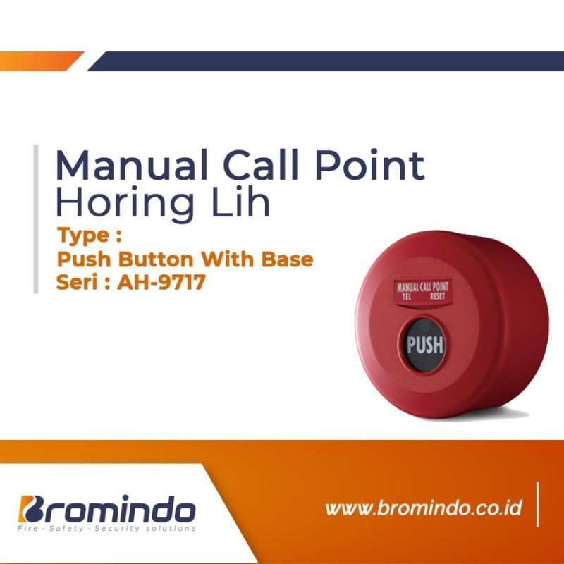 Jual Manual Call Point Push Button Fire Alarm Kebakaran Horing Lih AH ...