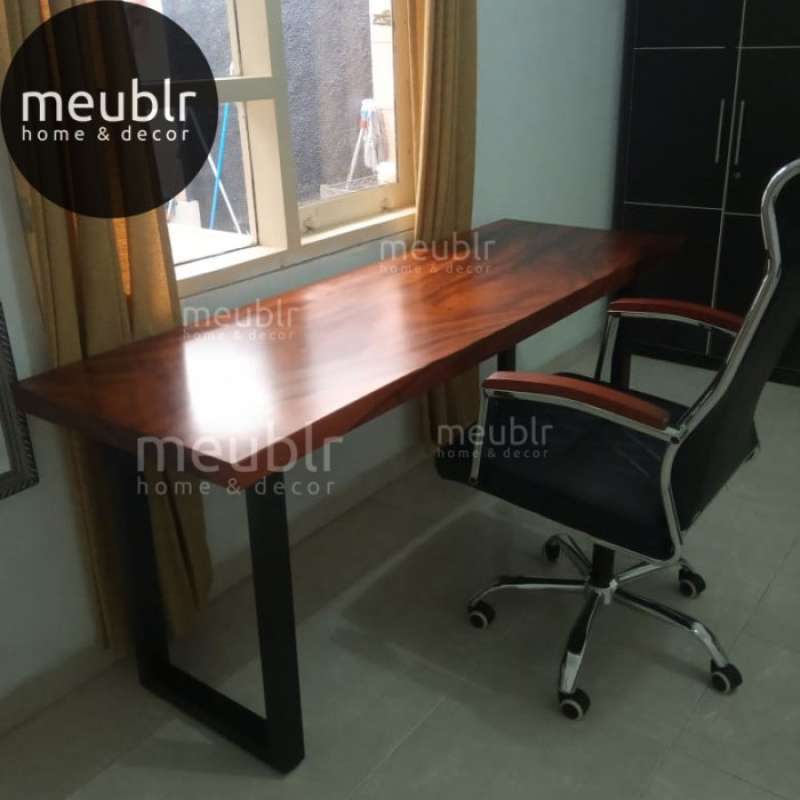 Promo Meja Gaming Solid Wood / Komputer Gaming Desk Meja Kantor Meja ...