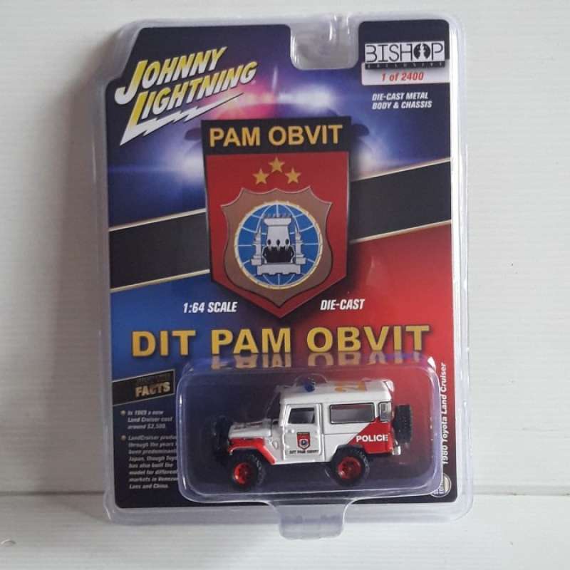 Jual Johnny Lightning Toyota Land Cruiser Dit Pam Obvit Bishop Edition ...
