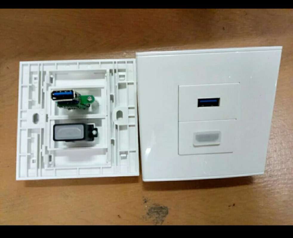 Promo Stop kontak hdmi usb panel outlet socket Diskon 23% di Seller ...
