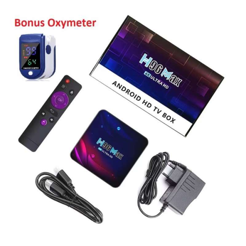 Jual Android Tv Box H96max 4gb 32gb With Mini Keyboard Air Mouse ...