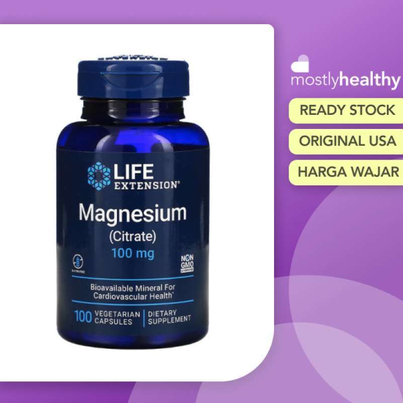 Promo Life Extension, Magnesium (Citrate) 160 Mg, 100 Vegetarian ...