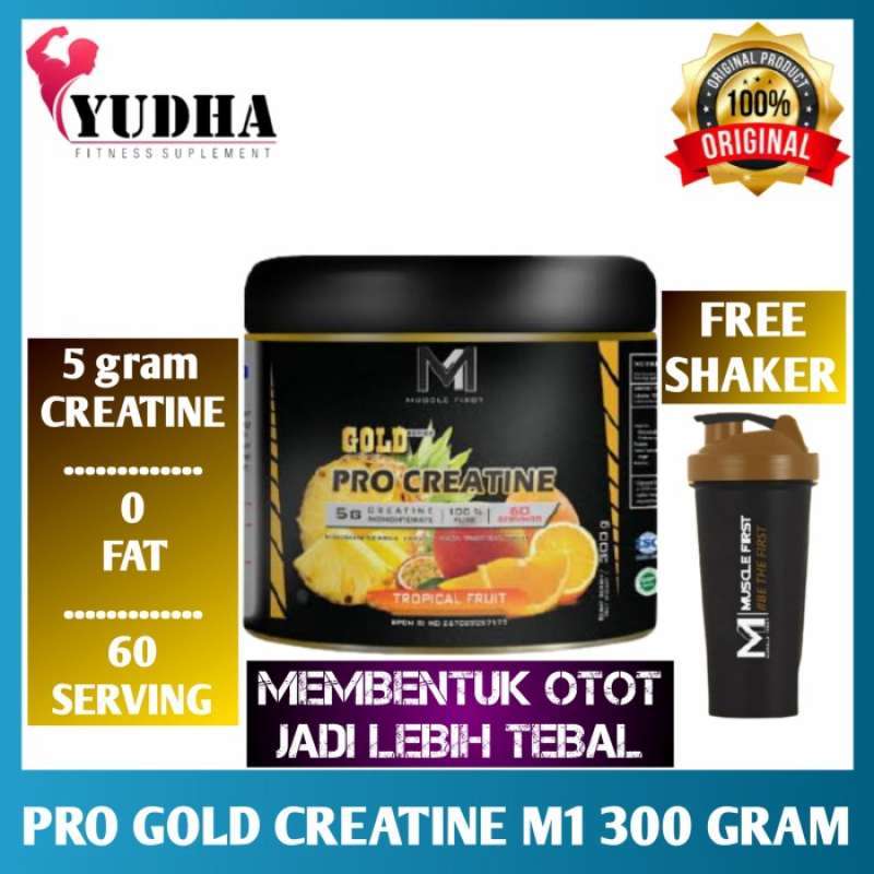 Promo Muscle First Pro Gold Creatine 300 Gr Murni Untuk Membentuk Otot ...