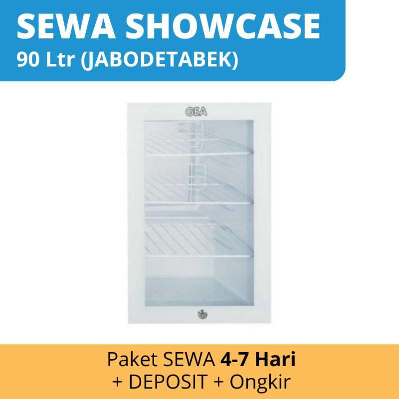 Jual Sewa (paket 4 - 7 Hari ) Kulkas Showcase Gea Expo 90 Liter (sudah ...