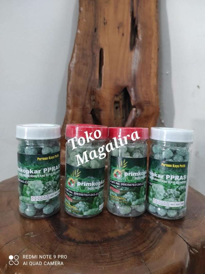 Jual PERMEN KAYU PUTIH PERHUTANI 150 GR di Seller Magalira ...