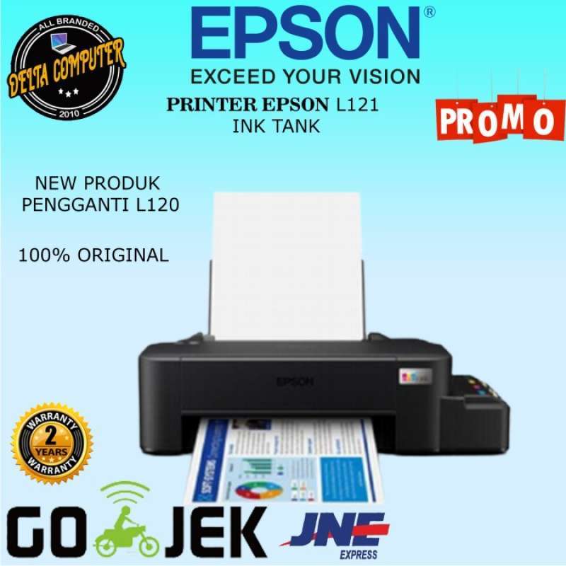 Promo Epson Printer L121 A4 Ink Tank Printer Epson L-121 L 121 Garansi ...