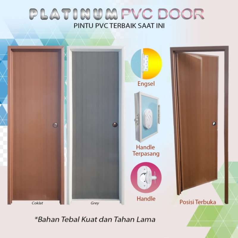 Promo Pintu Pvc Kamar Mandi Diskon 23% di Seller Melangit - Kedoya ...