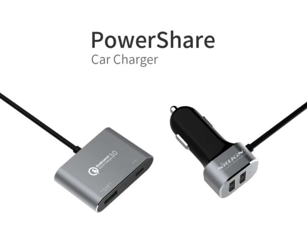 Jual Nillkin Powershare Car Charger 4 Port With Quick Charge 3.0 Di ...