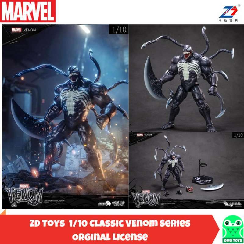 Promo Marvel ZD Toys Classic Venom Series Spiderman Venom license ...