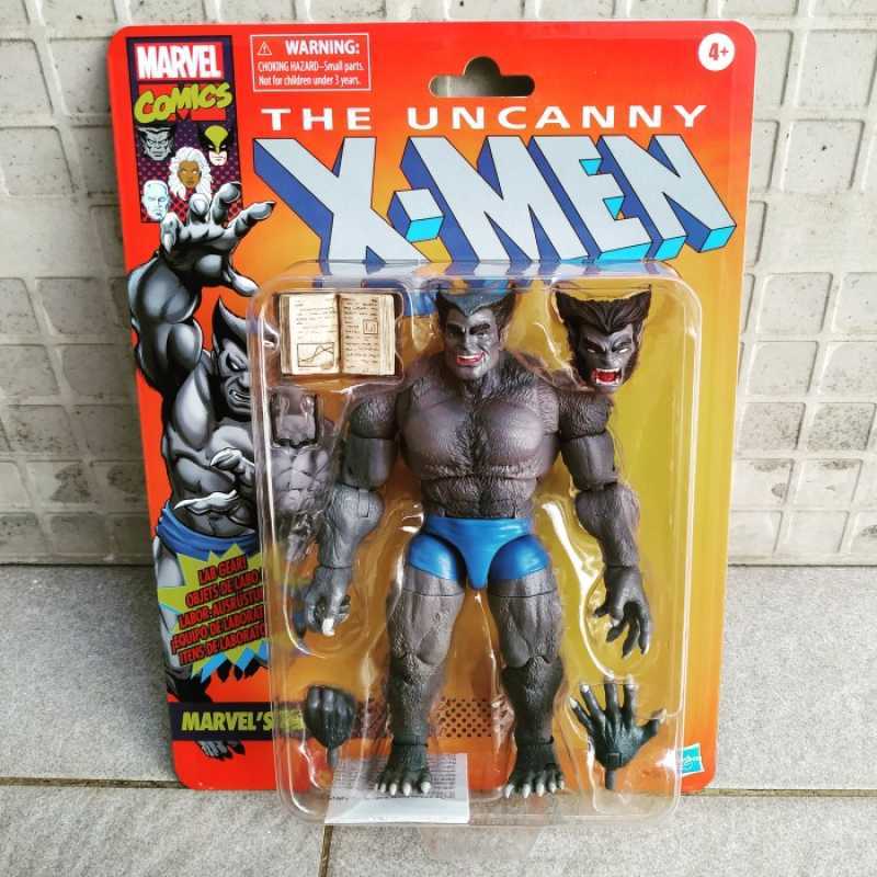 Promo HASBRO MARVEL LEGENDS RETRO X-MEN GREY BEAST GRAY XMEN Diskon 25% ...