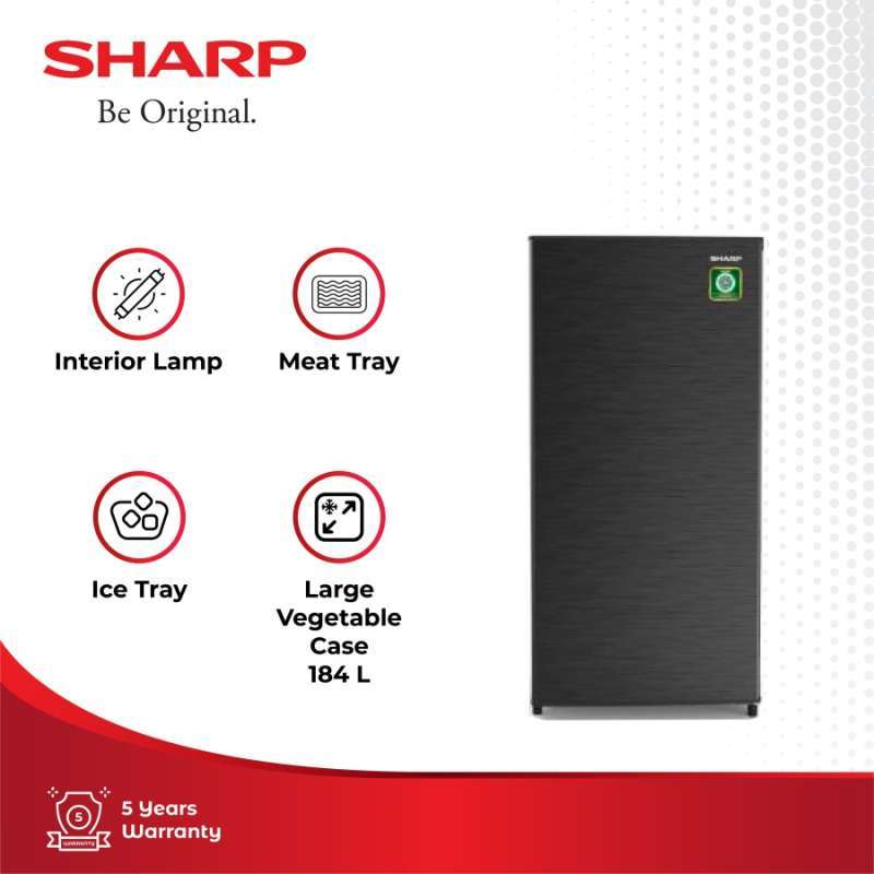 Jual Sharp Sj-n192n-hs Kulkas 1 Pintu Kirei [184l/175l] Di Seller Sharp Official Store - Gudang ...