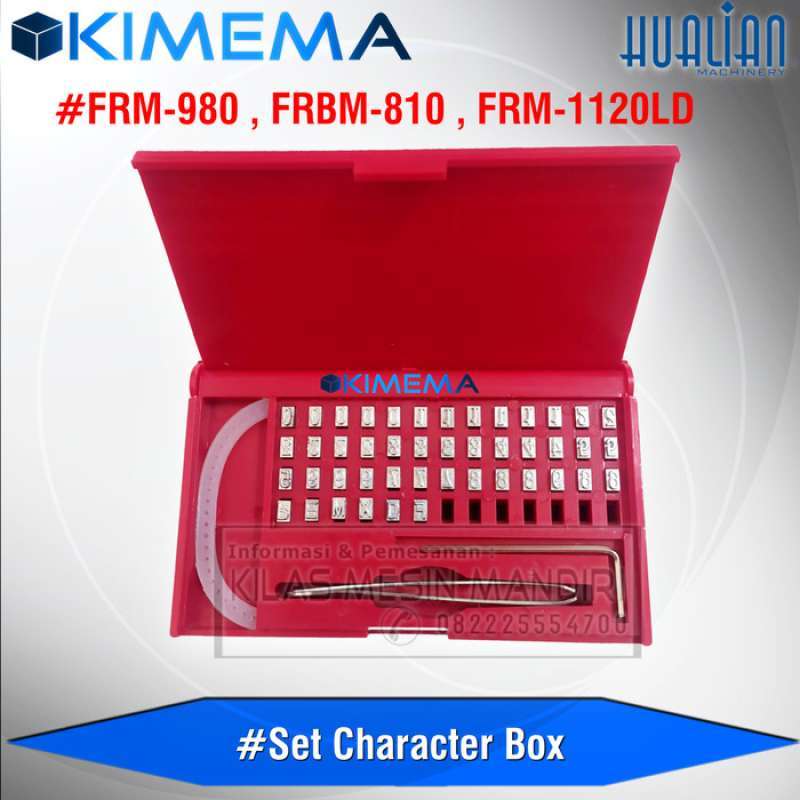 Promo Hualian Frm-980 Frm-1120Ld Set Box Font Character Stamp Coding Wirapax Diskon 23% di ...