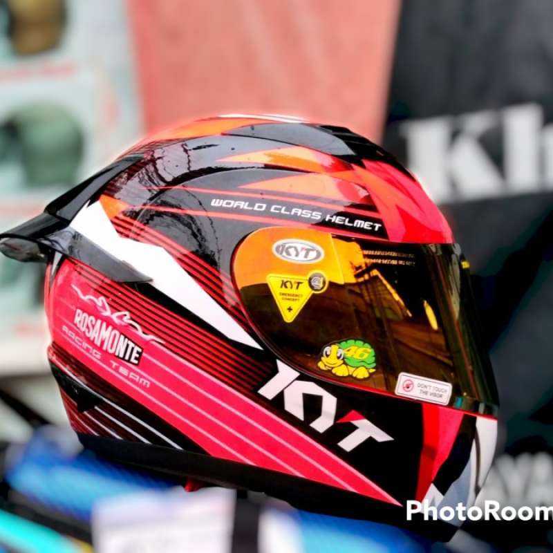 Promo Kyt R10 Race Edition Paket Ganteng Flat Visor With Spoiler ...