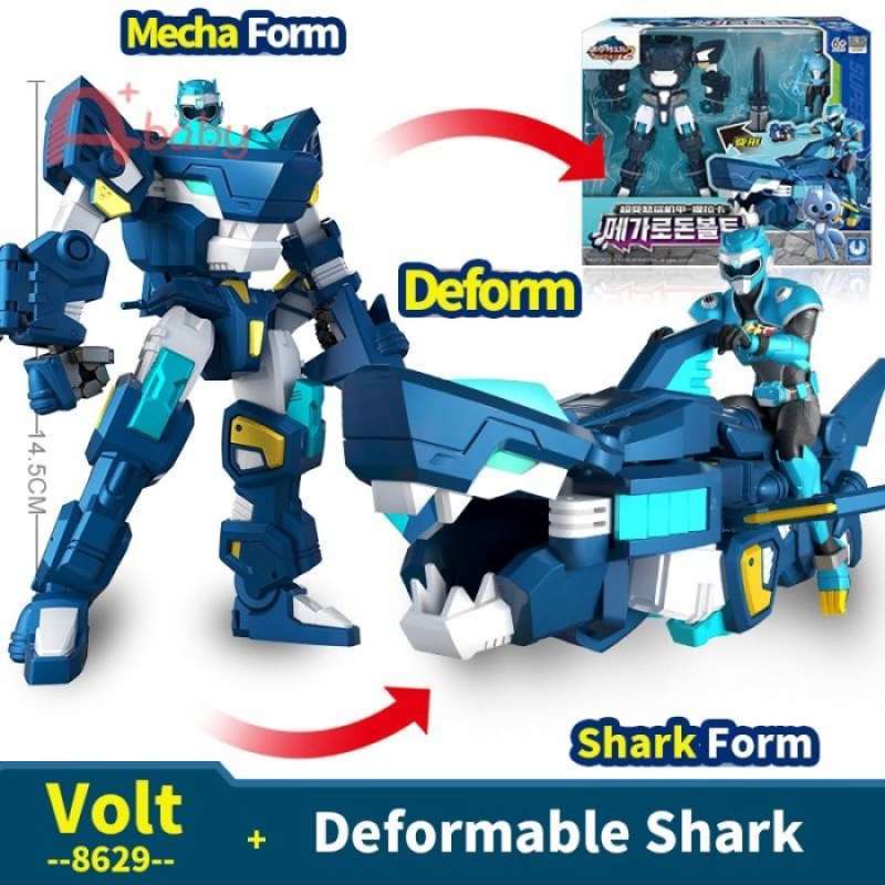 Promo Deformation Robot Mini Force Super Dino Volt Robot Miniforce Rea ...