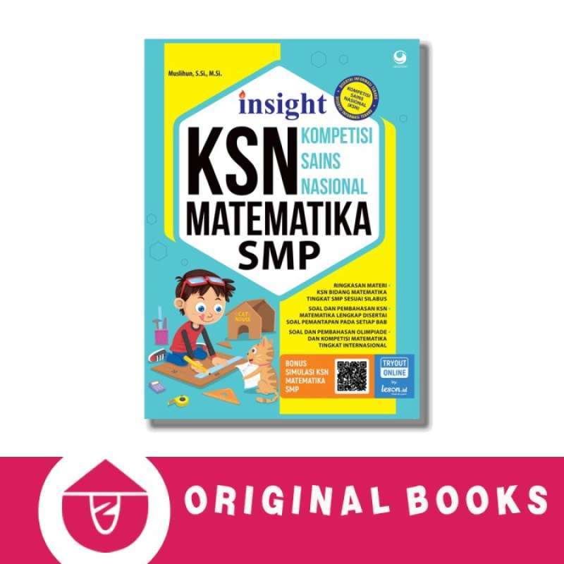 Promo Buku Insight Ksn (Kompetisi Sains Nasional) Matematika Smp Diskon 23% di Seller Emerald ...