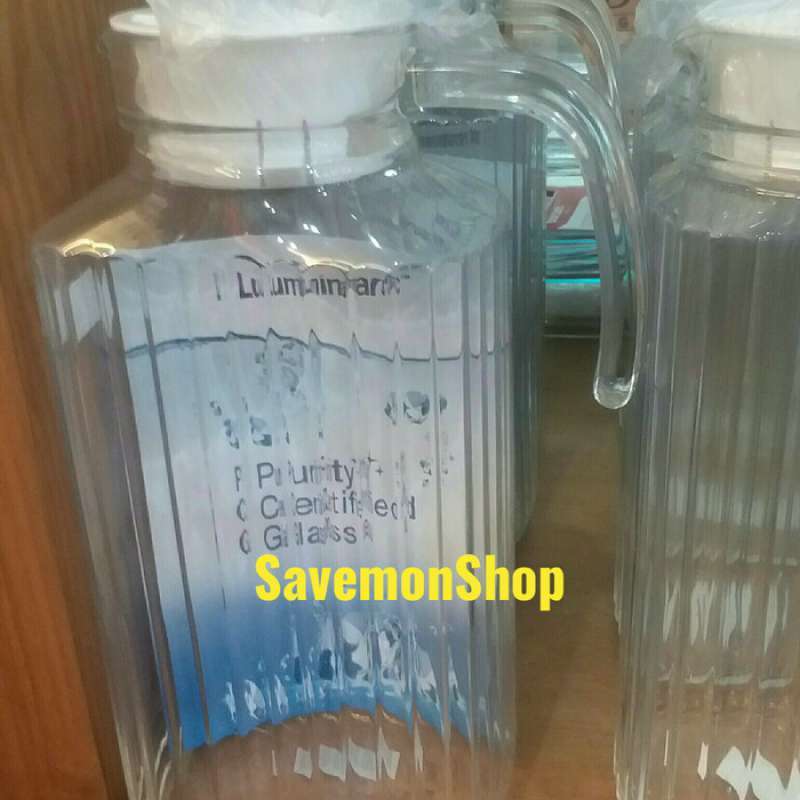 Jual Luminarc Quadro 1.7 Liter Pitcher Water Jug Teko Air Luminarc 1700 Ml di Seller Surti Shop ...