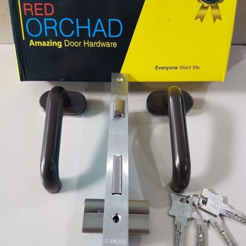 Promo Handle Pintu , Laver Handle Roses Merk Orchad Tipe A1 (Warna ...