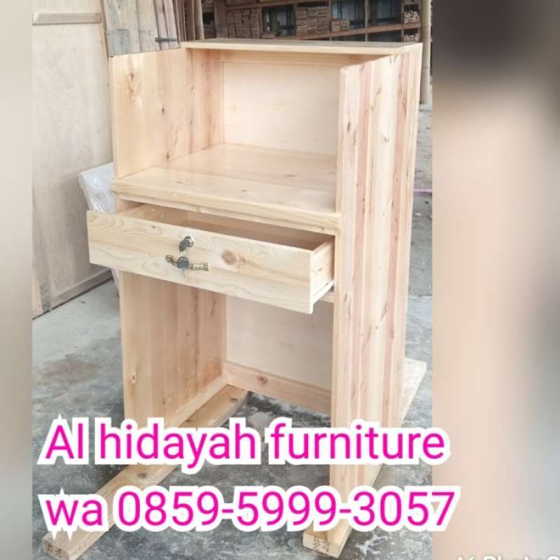 Promo MEJA KASIR MINI KAYU JATI BELANDA Diskon 23% di Seller Cuanz ...